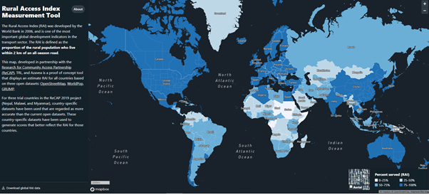 TRL | Rural Access Index (RAI)